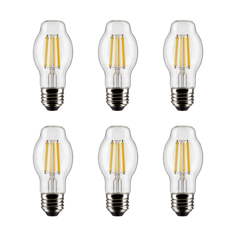 Satco 65 Watt Equivalent BT15 E26/Medium (Standard) Dimmable LED Bulb | Wayfair